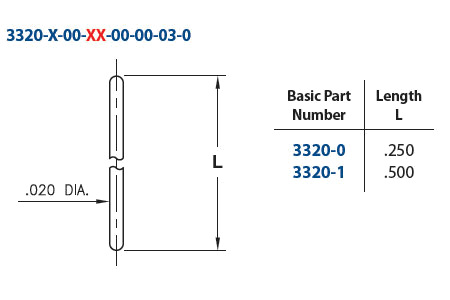 3320 - Pin | Mill-Max Mfg. Corp.