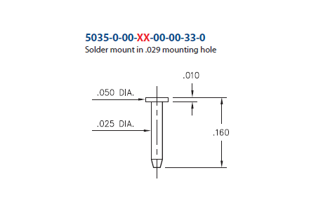 5035 - Pin | Mill-Max Mfg. Corp.