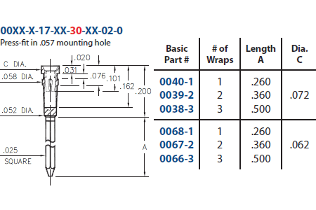 0040 - Receptacle | Mill-Max Mfg. Corp.