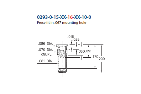 0293 - Receptacle | Mill-Max Mfg. Corp.