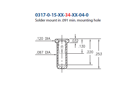 0317 - Receptacle | Mill-Max Mfg. Corp.