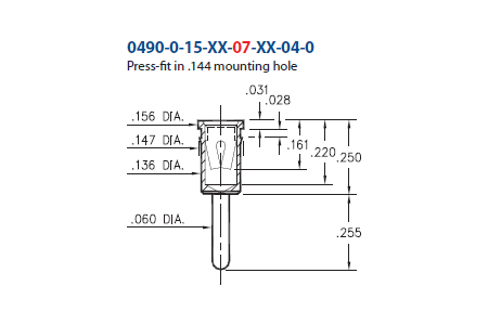 0490-0-15-15-07-27-04-0 - Receptacle With A Standard Tail | Mill-Max ...