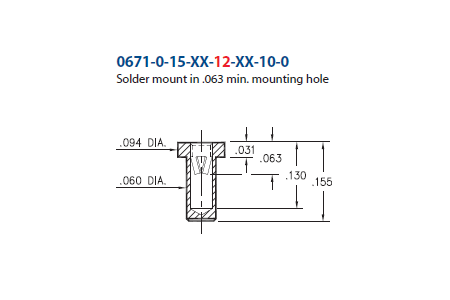0671 - Receptacle | Mill-Max Mfg. Corp.