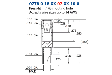 0778 - Receptacle | Mill-Max Mfg. Corp.