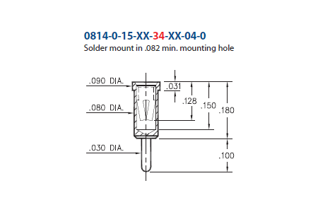 0814 - Receptacle | Mill-Max Mfg. Corp.