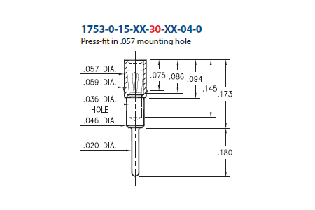1753 - Receptacle | Mill-Max Mfg. Corp.