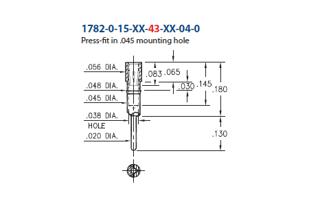1782 - Receptacle | Mill-Max Mfg. Corp.