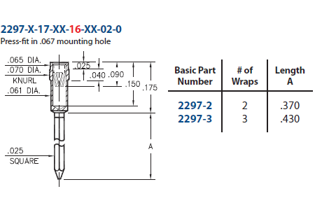 2297 - Receptacle | Mill-Max Mfg. Corp.