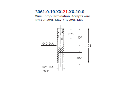 3061 - Receptacle | Mill-Max Mfg. Corp.