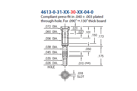 4613 - Receptacle | Mill-Max Mfg. Corp.