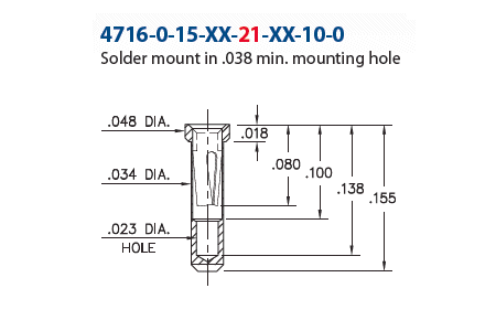 4716 - Receptacle | Mill-Max Mfg. Corp.