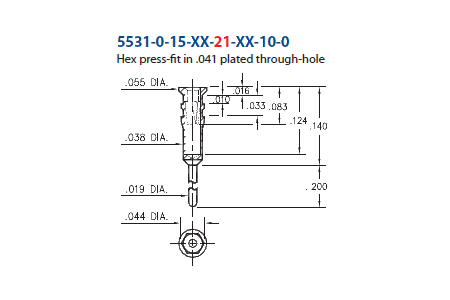 5531 - Receptacle | Mill-Max Mfg. Corp.