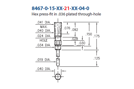 8467 - Receptacle | Mill-Max Mfg. Corp.