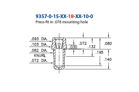9357 - Receptacle | Mill-Max Mfg. Corp.